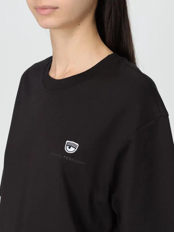 CHIARA FERRAGNI Cotton T-shirt With Logo