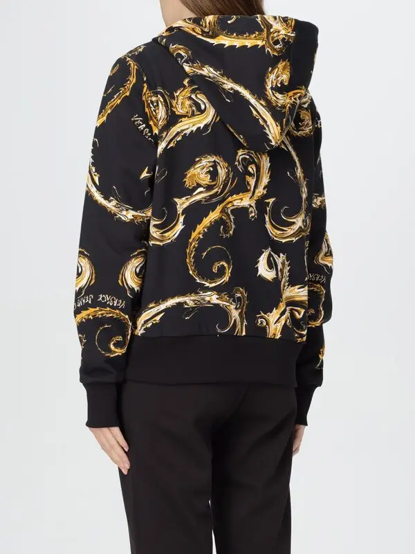 Versace Printed Full Zip Hoodie