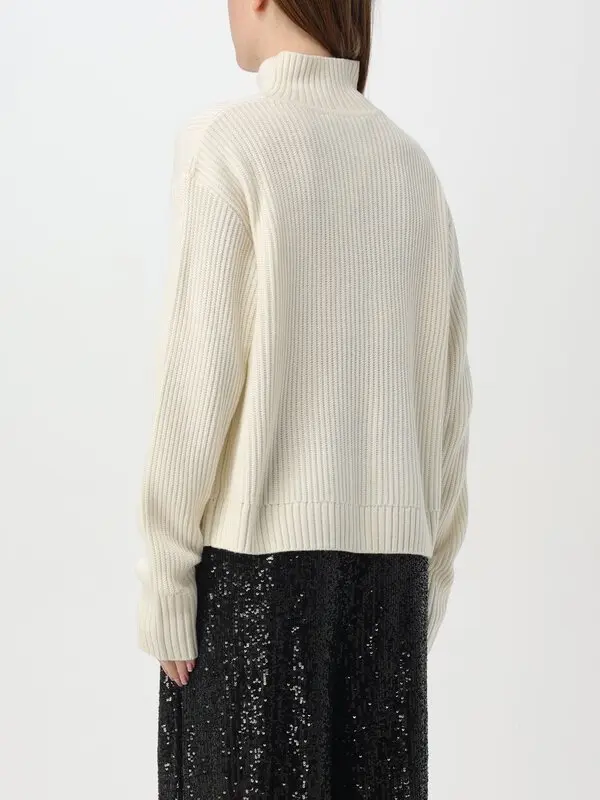 Karl Lagerfeld Ribbed Turtleneck Sweater With Appliqué Detailing