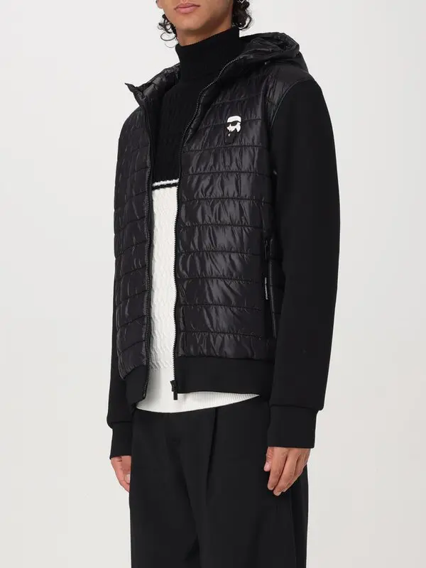 Karl Lagerfeld Quilted Jacket With Logo