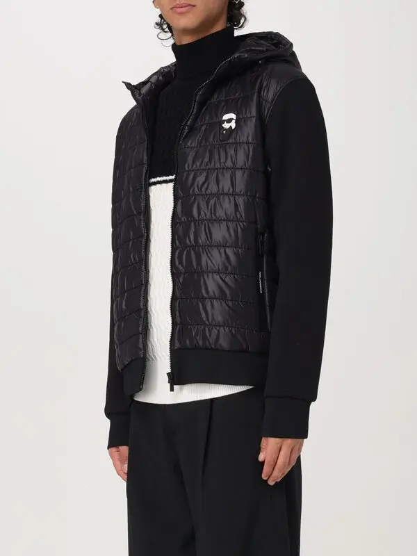 Karl Lagerfeld Quilted Jacket With Logo