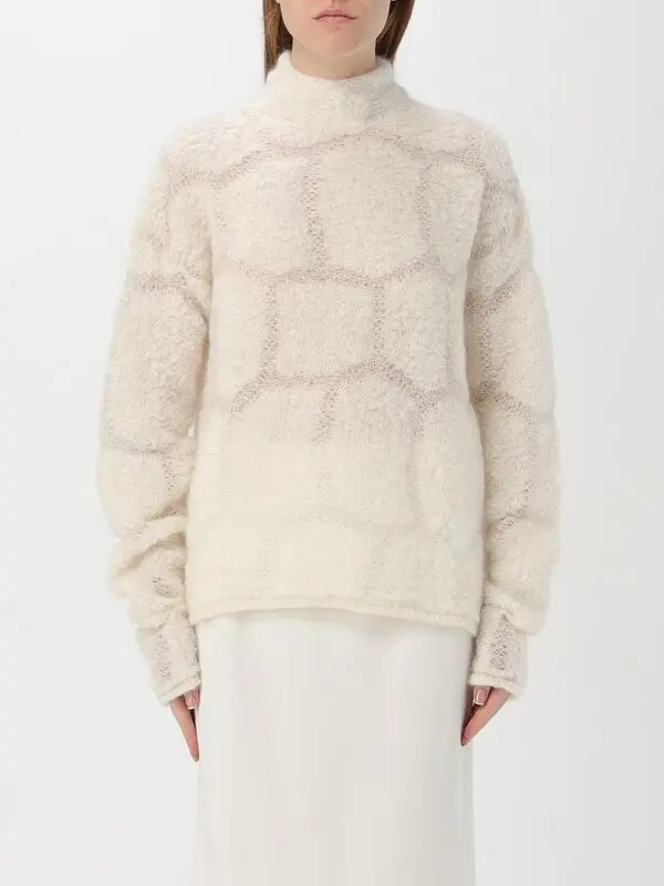GENNY Textured High Neck Sweater