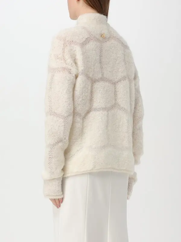 GENNY Textured High Neck Sweater