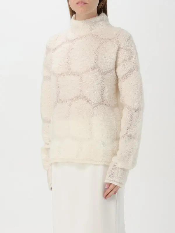 GENNY Textured High Neck Sweater