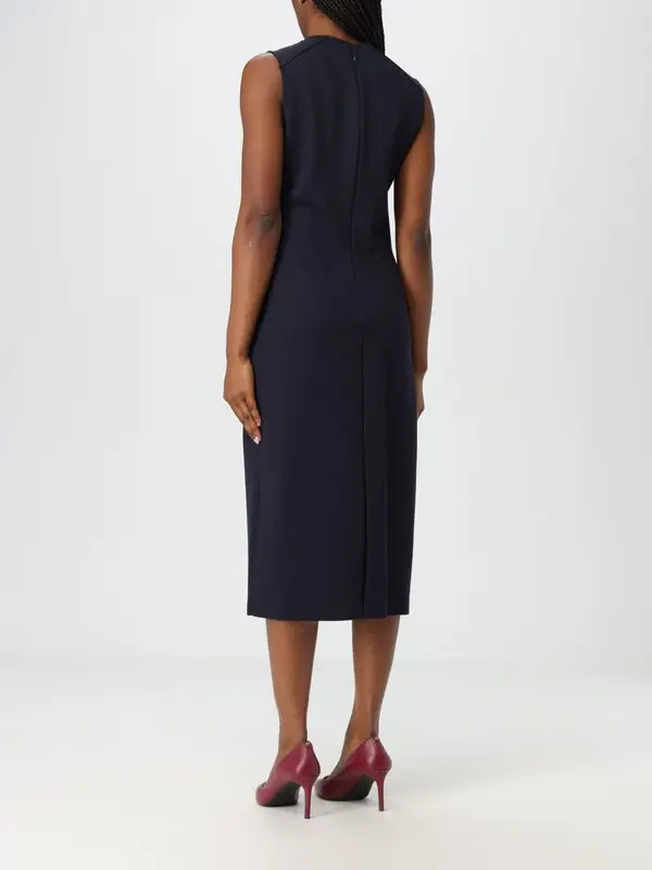 black dress tommy hilfiger Moonlit Night Ruffle Strap Cut-Out Back Dress Black