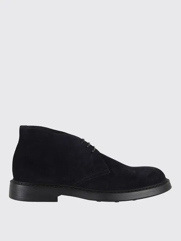 DOUCAL'S Leather Ankle Boots - Blue