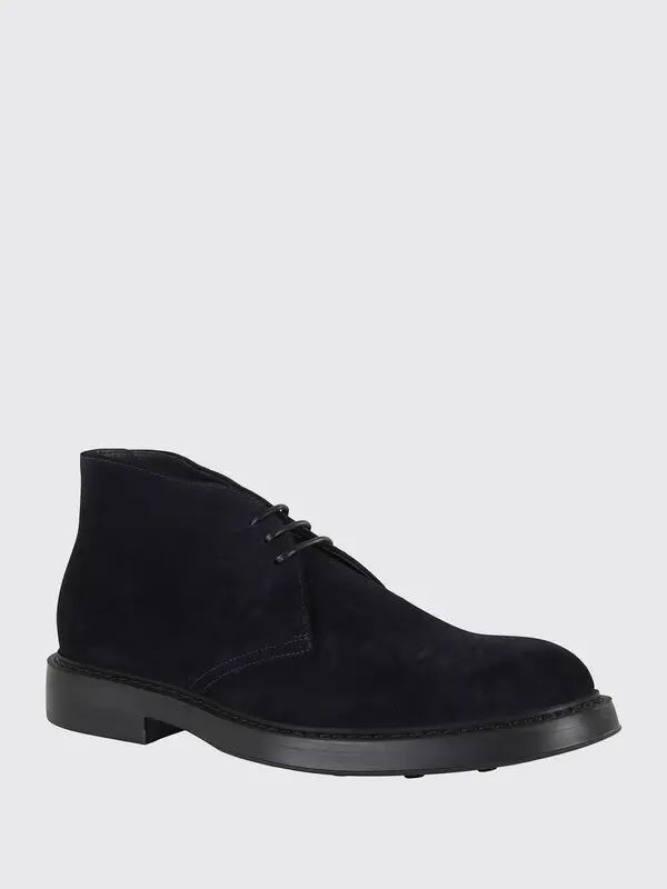 DOUCAL'S Leather Ankle Boots - Blue
