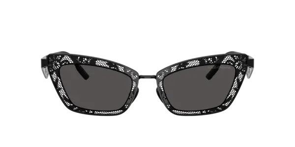 Dolce & Gabbana Tortoiseshell Square Frame Sunglasses - Dark Grey