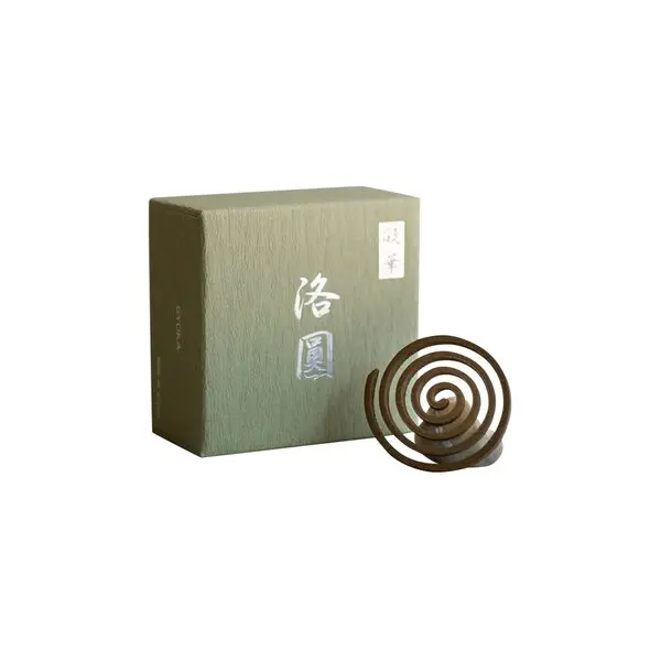 YAMADAMATSU Rakuen Incense Coil Seiryo - Brown
