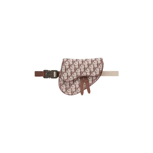 Dior X Cactus Jack Oblique Jacquard Mini Saddle Bag