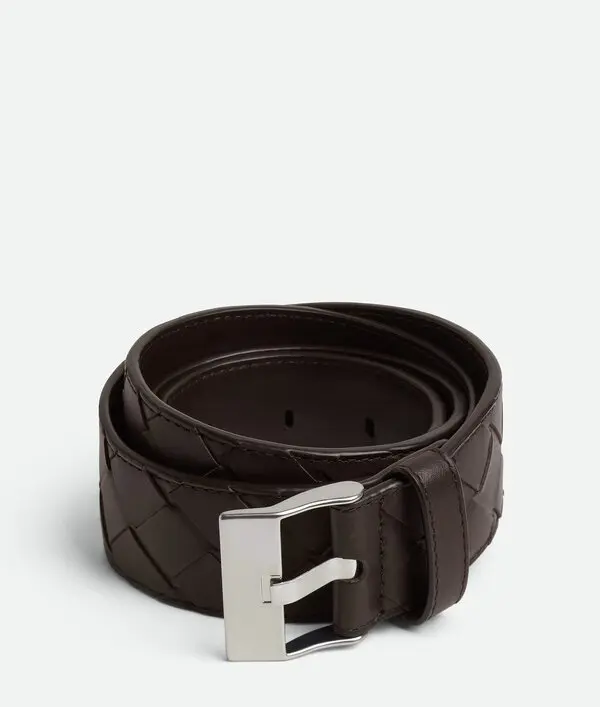 BOTTEGA  VENETA Bottega Veneta Watch Buckle Belt - Fondant