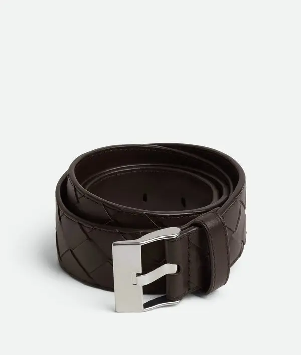 Bottega Veneta Watch Buckle Leather Belt - Fondant