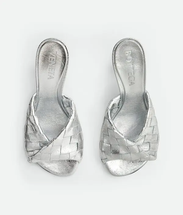 Bottega Veneta Blink Mule - Silver