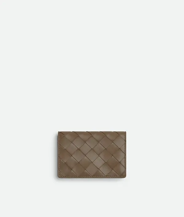 Bottega Veneta Intrecciato Business Card Case - Pinecone