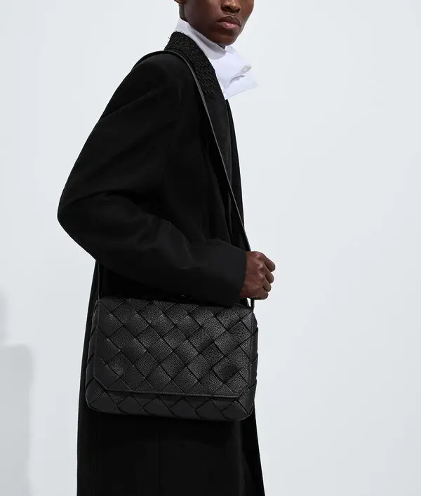 Bottega Veneta Large Diago Cross-body Bag - Black