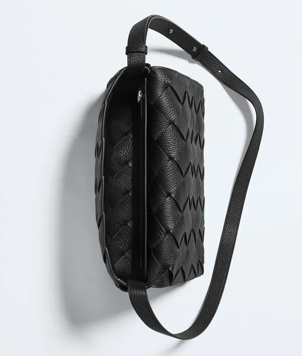 Bottega Veneta Large Diago Cross-body Bag - Black