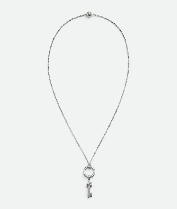 Bottega Veneta Key Knot Pendant Necklace