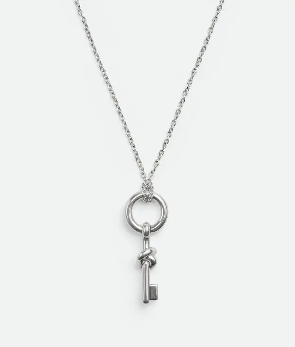 Bottega Veneta Key Knot Pendant Necklace