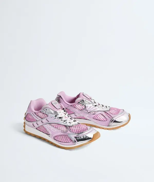 Bottega Veneta Orbit Sneaker - Gloss/silver