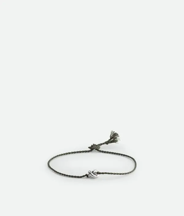 Bottega Veneta Knot Friendship Bracelet - Algae