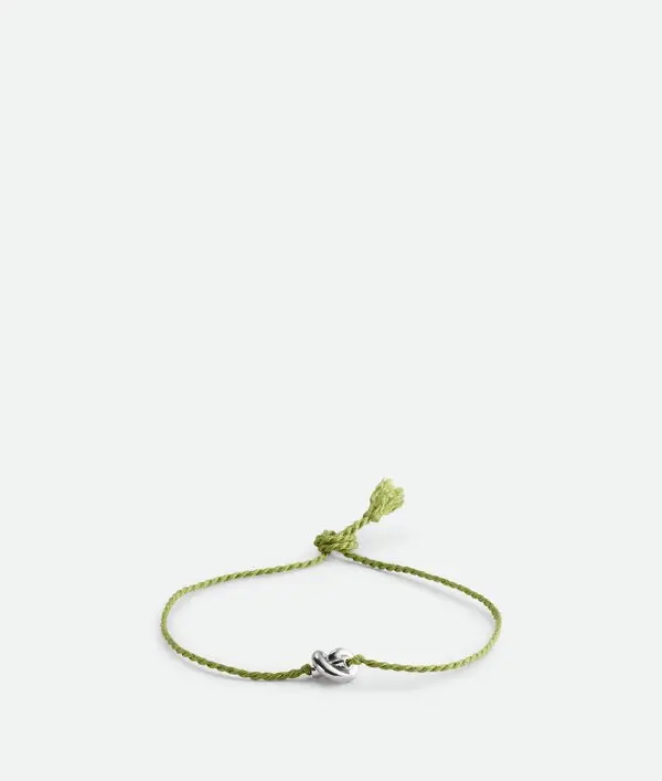 BOTTEGA  VENETA Bottega Veneta Knot Friendship Bracelet - Avocado
