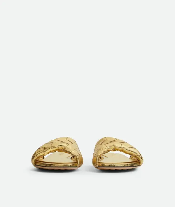 Bottega Veneta Blink Flat Mule - Gold
