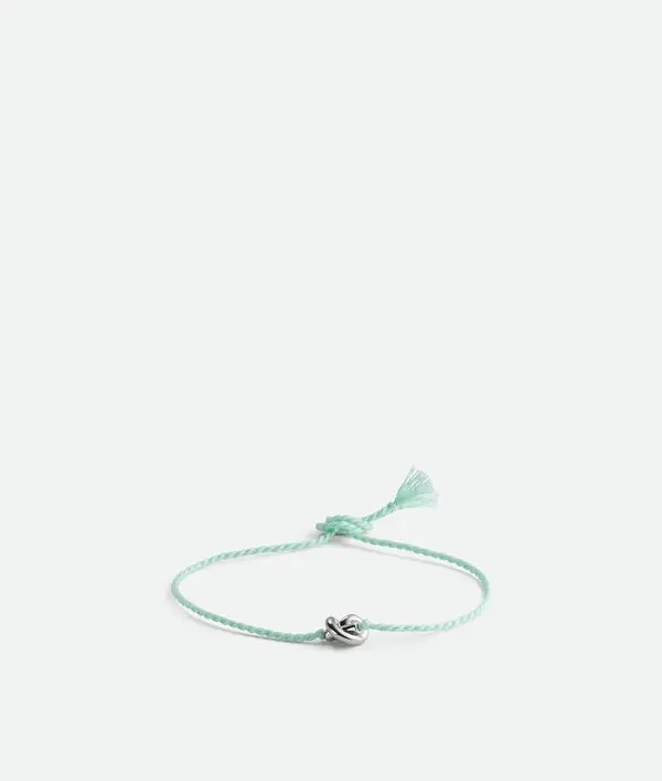 Bottega Veneta Knot Friendship Bracelet - Lake