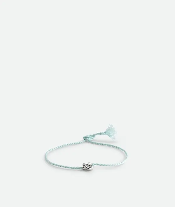 Bottega Veneta Friendship Bracelet - Teal
