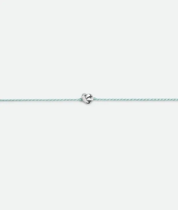 Bottega Veneta Friendship Bracelet - Teal