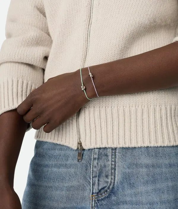Bottega Veneta Friendship Bracelet - Lilac