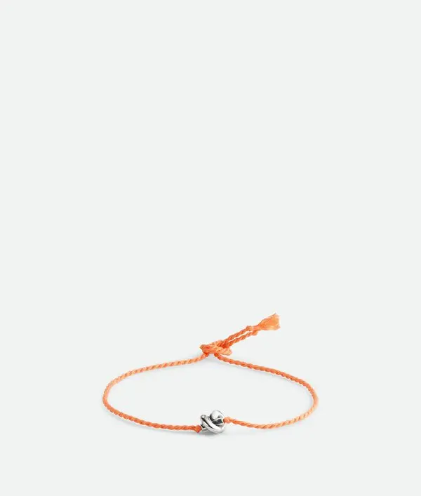 BOTTEGA  VENETA Bottega Veneta Knotted Bracelet - Orange