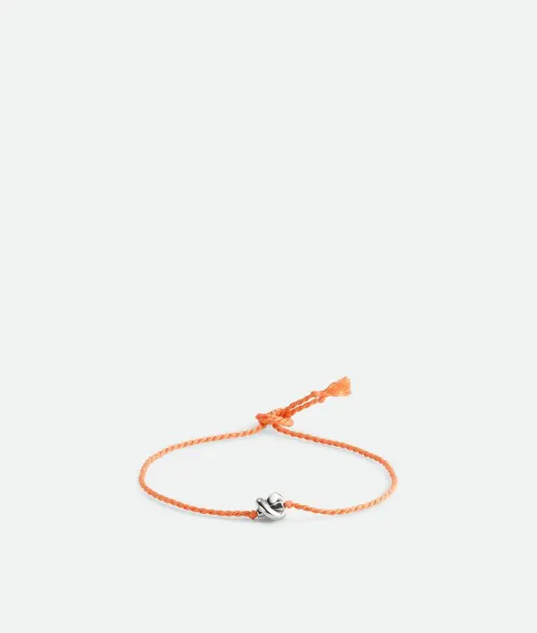 Bottega Veneta Knot Bracelet - Orange