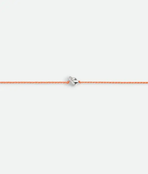 Bottega Veneta Knot Bracelet - Orange