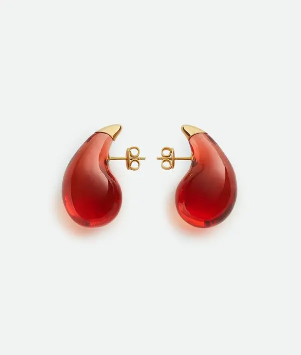 BOTTEGA  VENETA Small Drop Earrings - Hibiscus