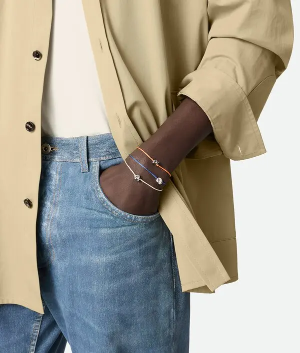 Bottega Veneta Friendship Bracelet - Talc