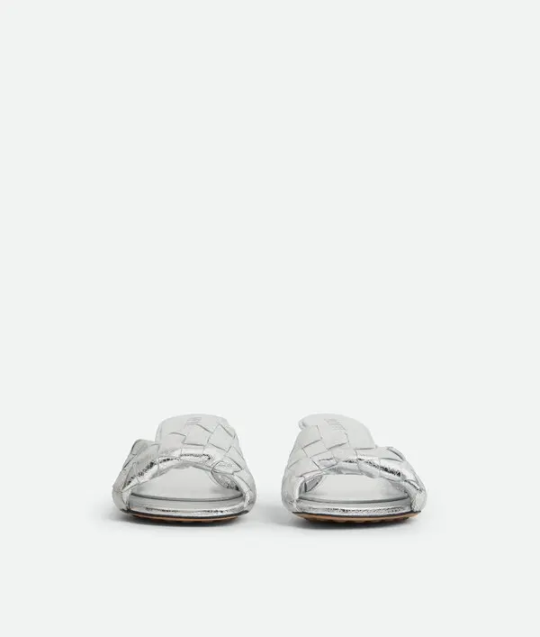 Bottega Veneta Blink Mule - Silver