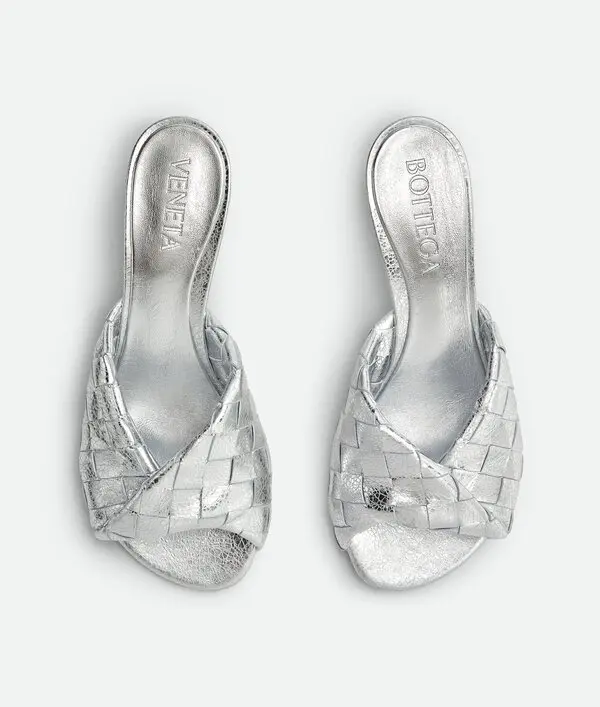 Bottega Veneta Blink Mule - Silver