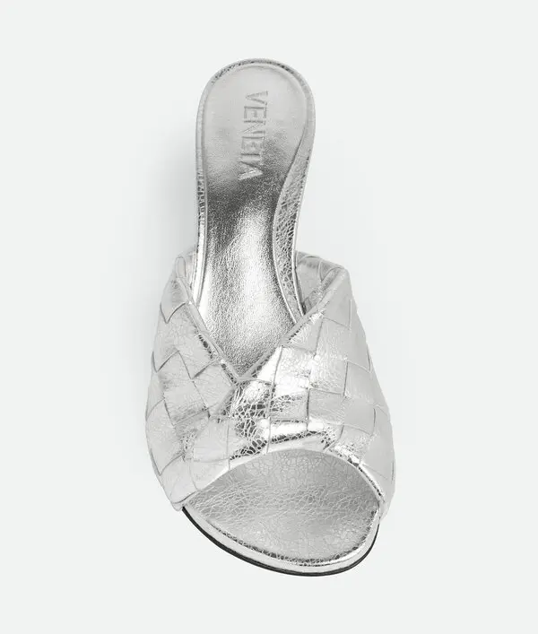 Bottega Veneta Blink Mule - Silver