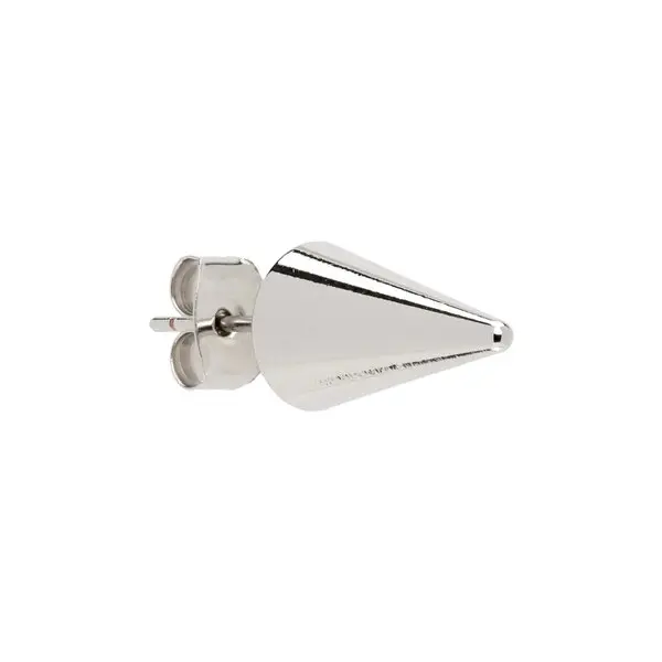 JUSTINE CLENQUET Gill Single Stud Earring - Silver