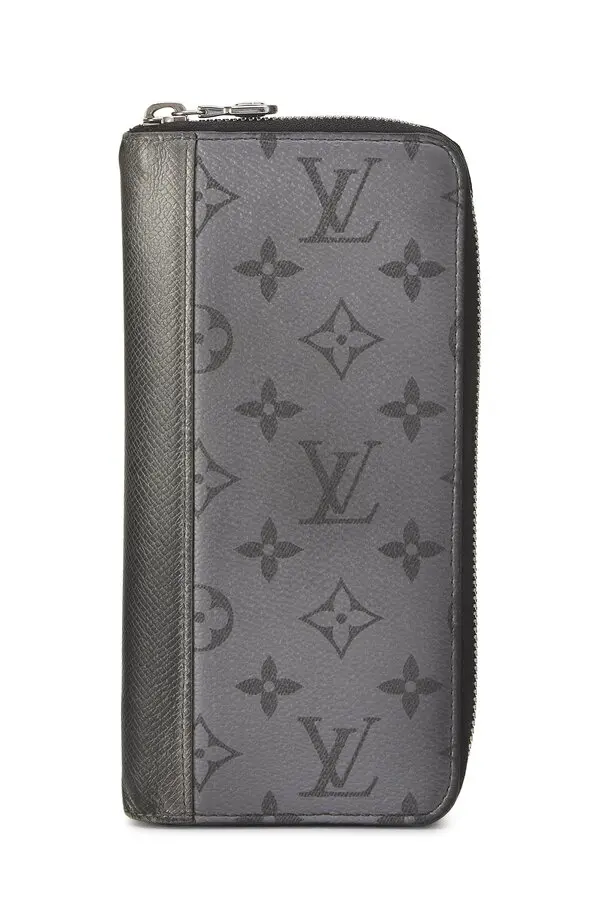 LOUIS VUITTON Taigarama Zippy Vertical Wallet - Silver
