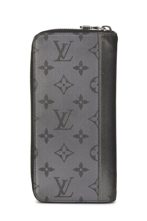 LOUIS VUITTON Taigarama Zippy Vertical Wallet - Silver