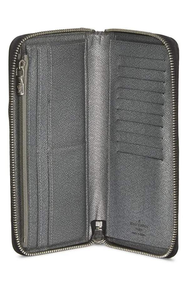 LOUIS VUITTON Taigarama Zippy Vertical Wallet - Silver