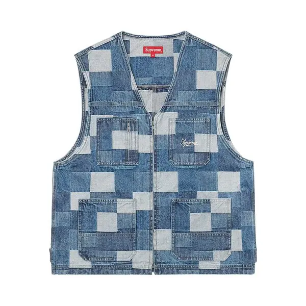 Supreme Patched Denim Vest