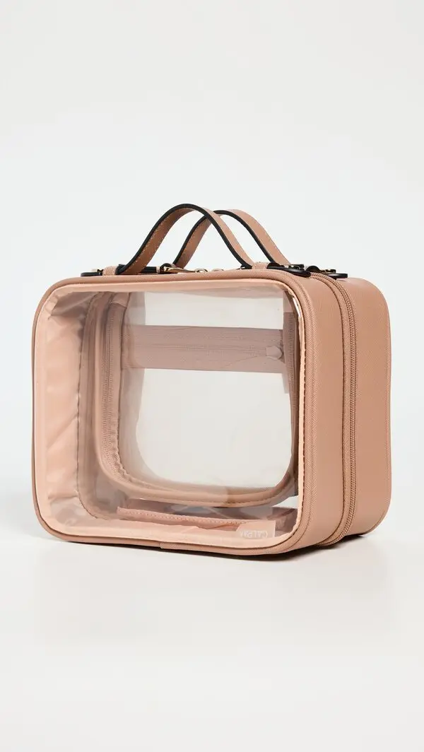 CALPAK Medium Clear Cosmetics Case