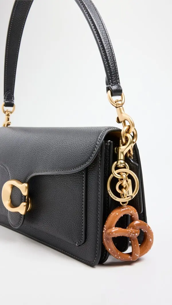 Coach Pretzel Bag Charm Keychain In Multi - 40% Off | Editorialist