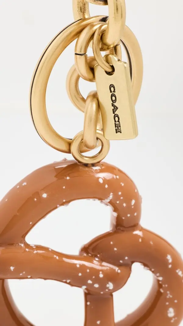 Coach Pretzel Bag Charm Keychain In Multi - 40% Off | Editorialist