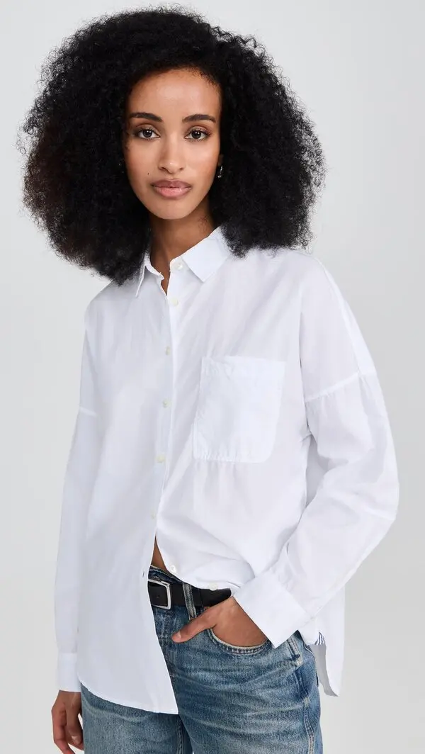 ALEX MILL Jo Shirt - White