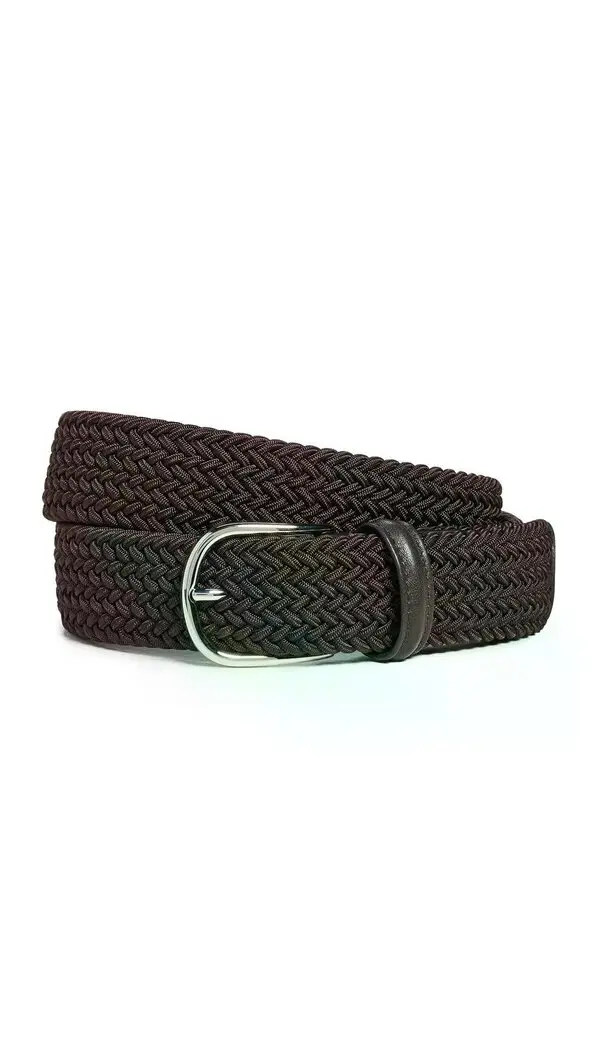 Anderson's Woven Nylon Belt - Brown M1