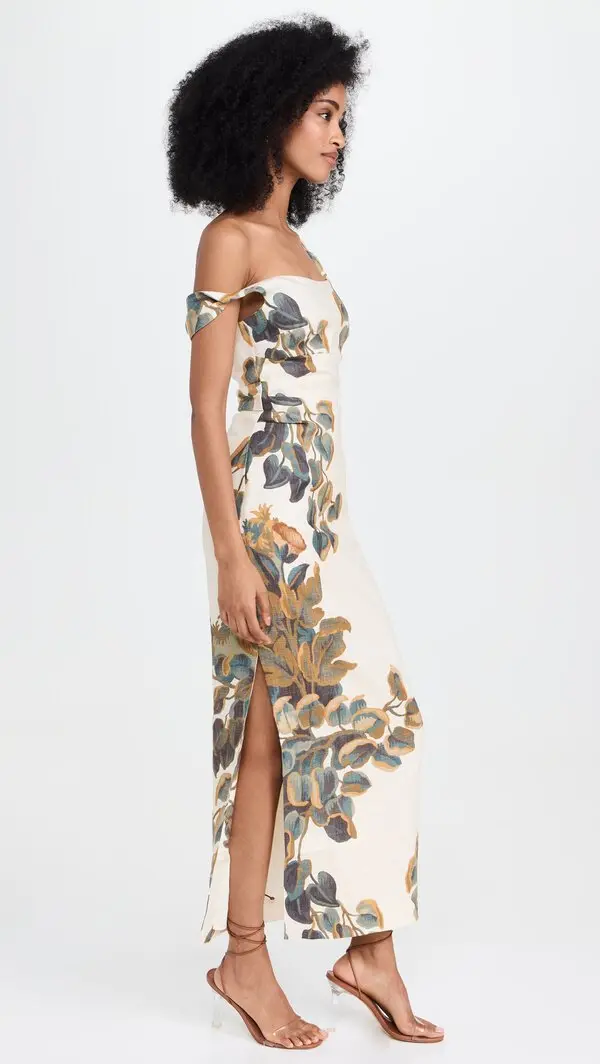 Sir. Evalita Twist Dress In Pine Valley - 40% Off | Editorialist