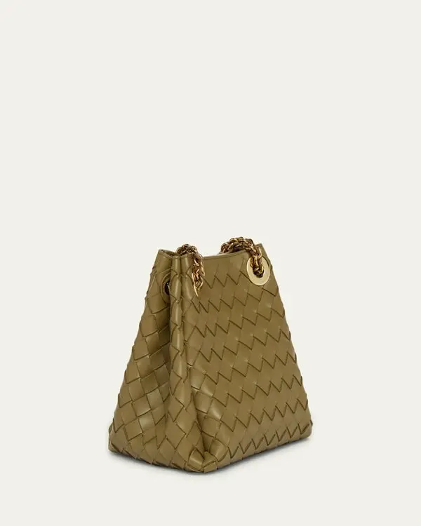Bottega Veneta Small Parachute Shoulder Bag - Algae